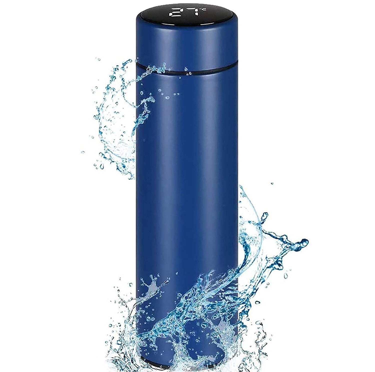 Termo aislado de 0,5 litros, sin BPA, de acero inoxidable, reutilizable ...