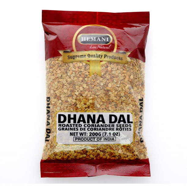 HEMANI Dhana Dal - Roasted Coriander Seeds - 200g (7.1 oz) - All ...