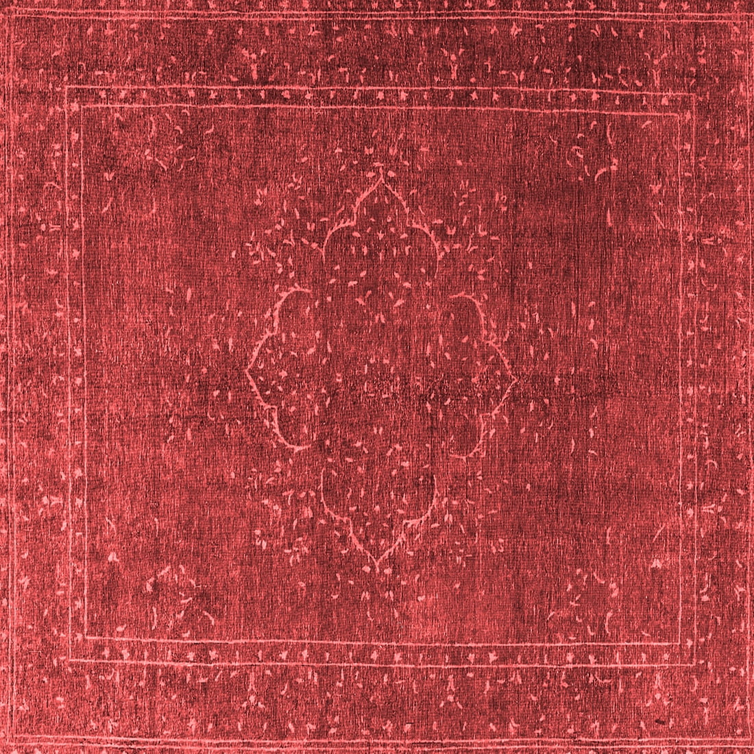 Ahgly Company Indoor Square Persian Red Traditional Area Rugs, 6 ...