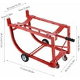 55 Gallon Drum Cradle, Movable Drum Cradle Drum Stand,600LBS Capacity ...