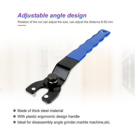 Adjustable Pin Spanner Plastic Handle Angle Grinder Key Pin Wrench ...