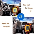 3pcs Universal Car Sunshade Kit including reflective steering wheel ...