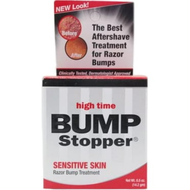 High Time Bump Stopper Sensitive Skin Razor Bump Treatment, 0.5 oz ...