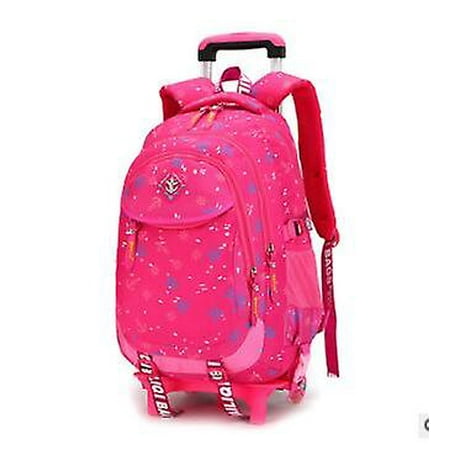 School Rolling Backpack Travel Luggage Trolley School Bag On Wheels ...