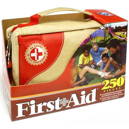 Be Smart Get Prepared First Aid Kit, 250 pc - Walmart.com