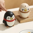 Easy Access Penguins Toothpick Holder with Push-Out Penguins Aesthetic ...