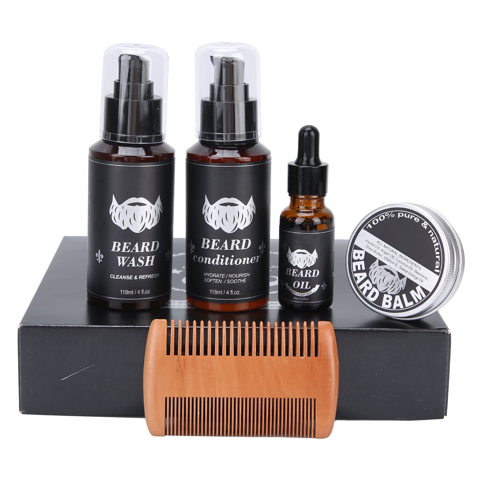 Kit De Acondicionador De Lavado De Barba, Kit De Cuidado De Barba ...