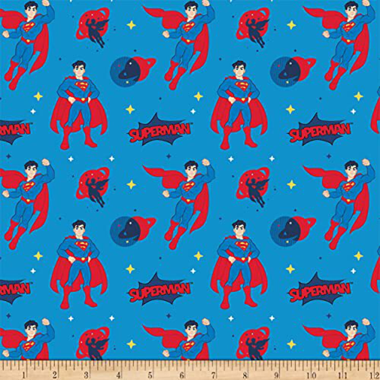 DC Justice League Jr Superman Cotton Fabric - Walmart.com