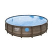 "Coleman Round Power Steel Frame II Swim Vista 18' x 48"" Above Ground ...