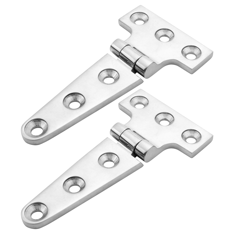 2 PCS Heavy Duty T Hinge 316 Stainless Steel Marine Grade Casting Hinge ...