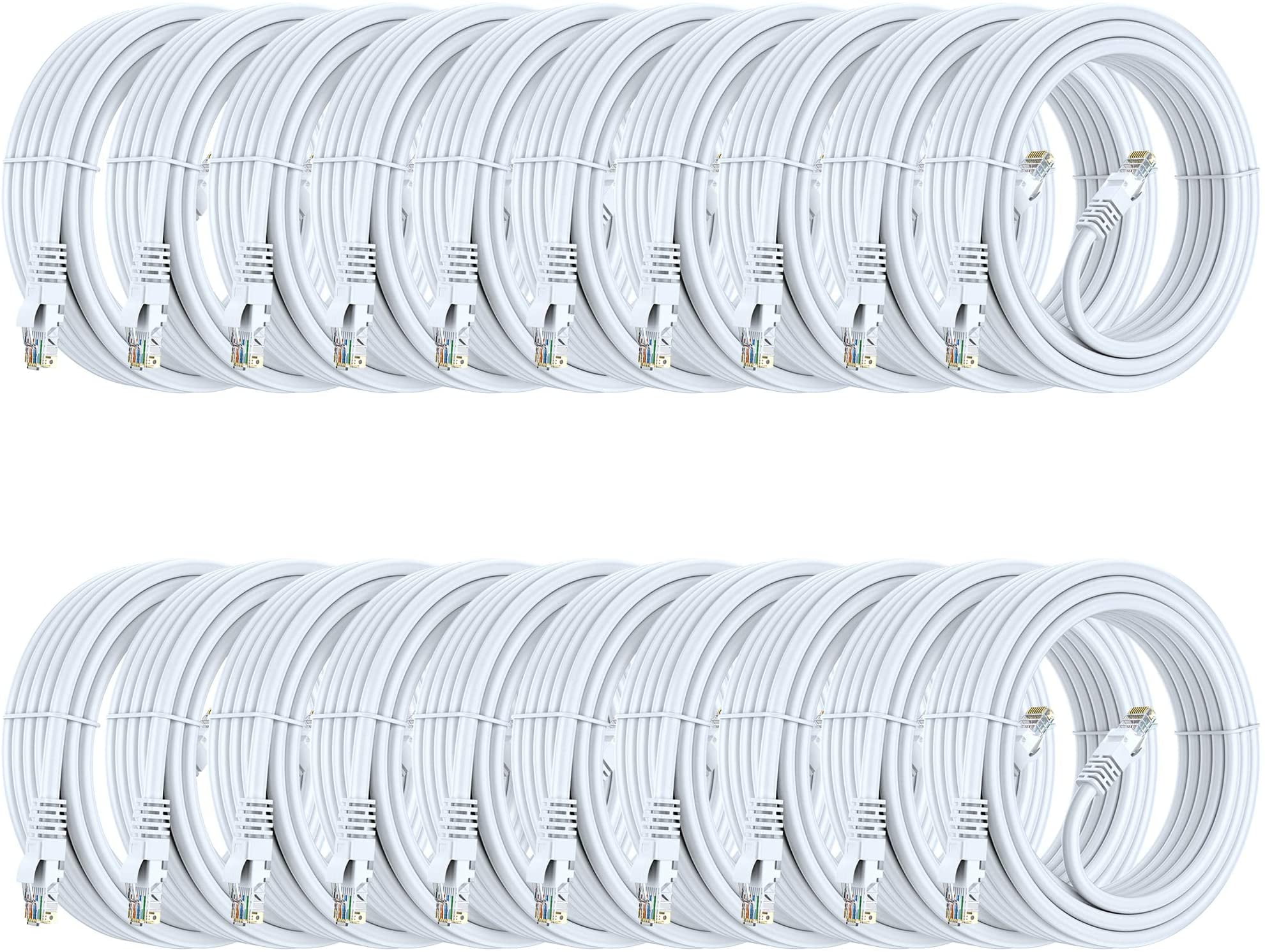 Maximm Ethernet Cable 20ft Cat 6 Pure Copper, UL Listed, LAN UTP Cat6 ...