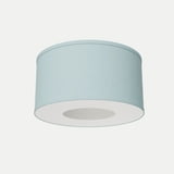 Baby Blue Fantastic Ceiling Fan Shade and Clips Bundle BONUS a Light ...