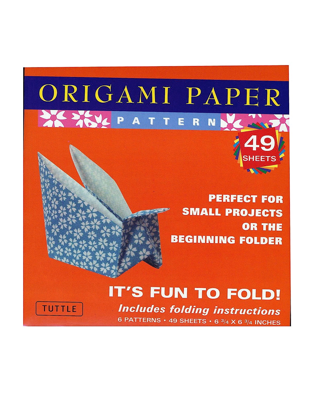 Origami Paper Pattern 49 sheets (pack of 3) - Walmart.com