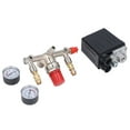 Air Compressor Pressure Valve Kit with Regulator Gauge, Automatic Load ...