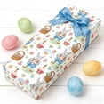 20x28 Inches Easter Wrapping Paper - 1PC Foldable Sheet with Bunny ...