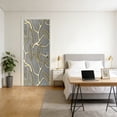 Adarl Geometric Pattern Door Sticker, Peel and Stick Vinyl Door Decals ...