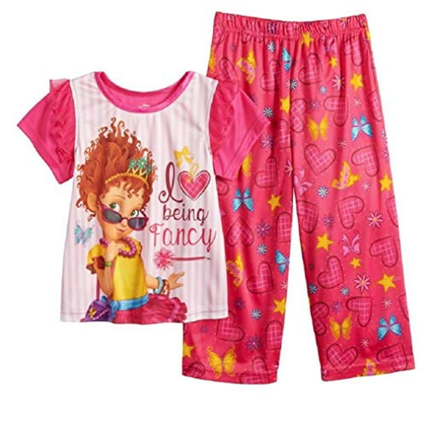 Fancy Nancy Girls Pajamas Toddler Little Kid 2 Pc Set Shirt Pant (4T ...