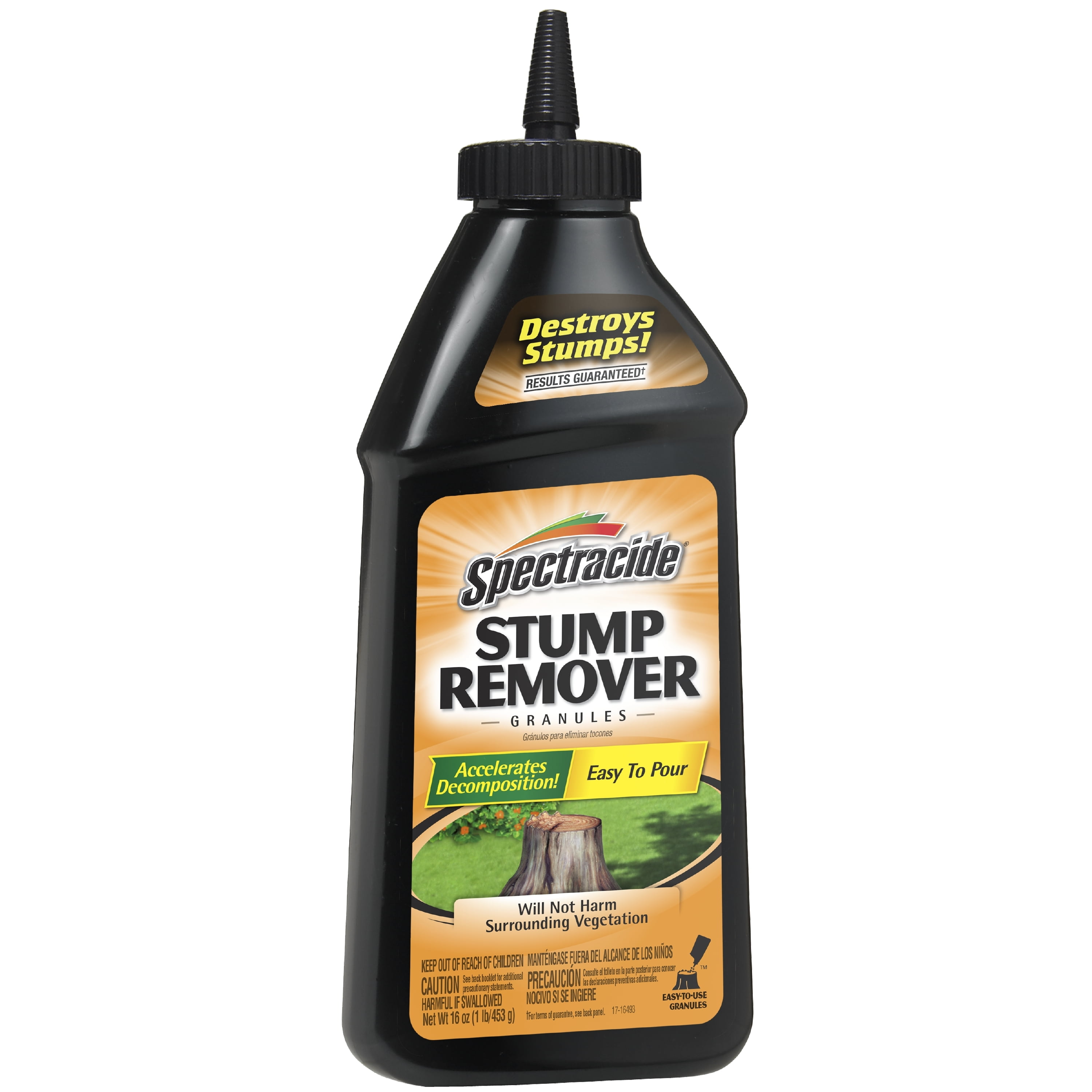 Buy Spectracide Stump Remover Granules, Destroys Stumps, 16 oz Online ...