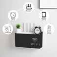 Uscallm under $5 Wall Mounted Router Shelf, Wall Mount Router Storage ...