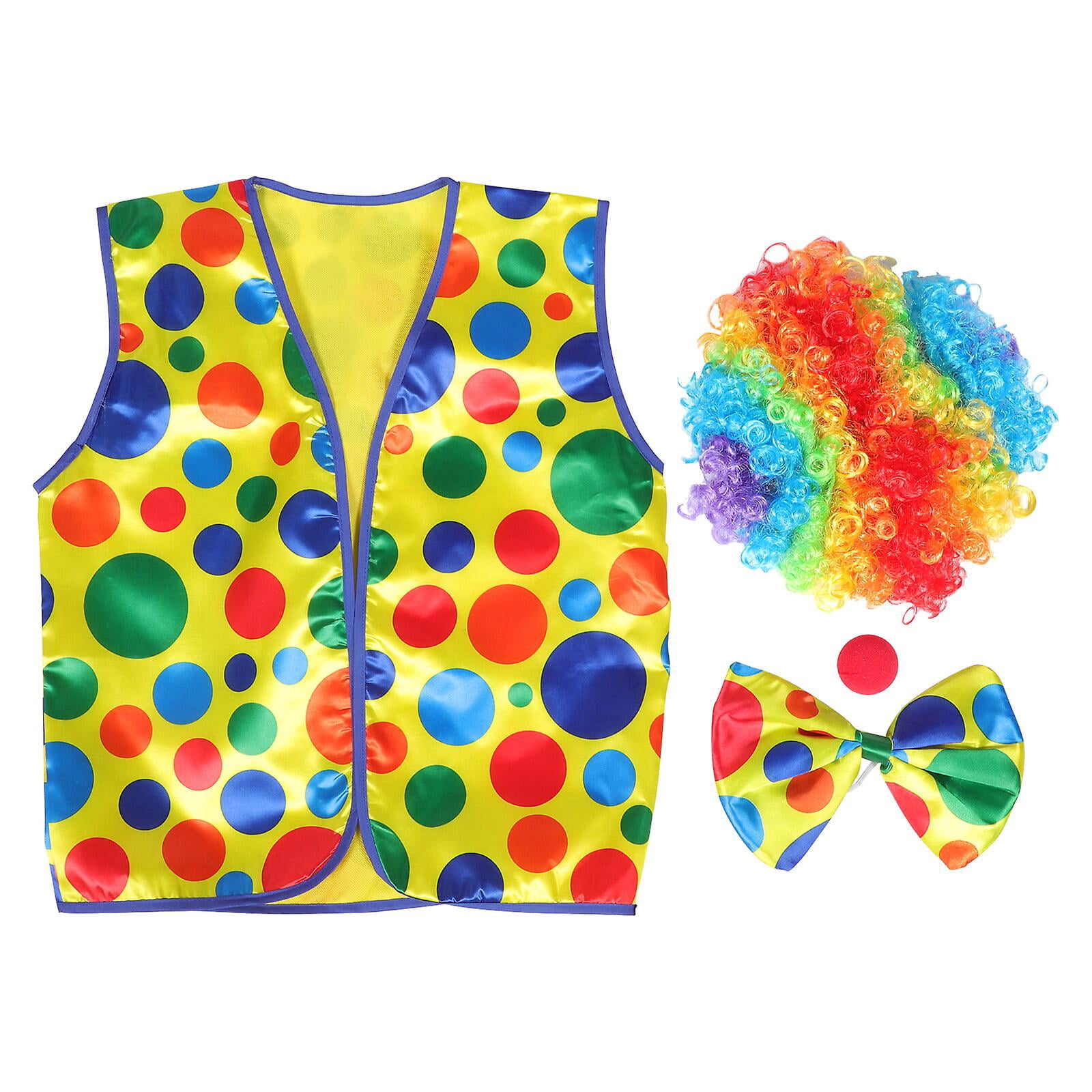 Roleplay Costume Clown Vest Costume Kids Clown Costume Set Halloween ...