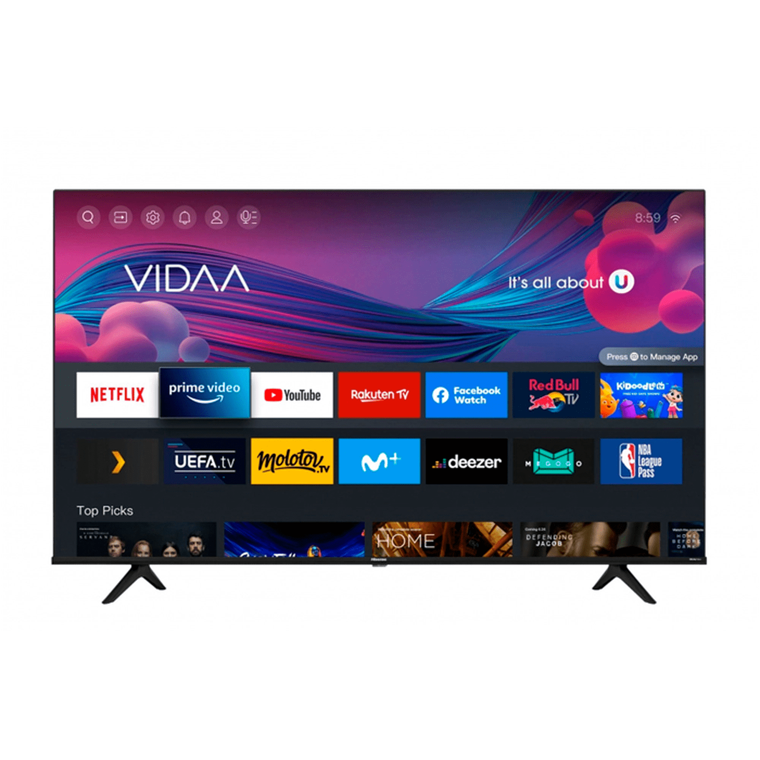 Pantalla Smart TV 50 pulgadas Hisense Ultra HD 50A7GR 4K LED | Walmart ...