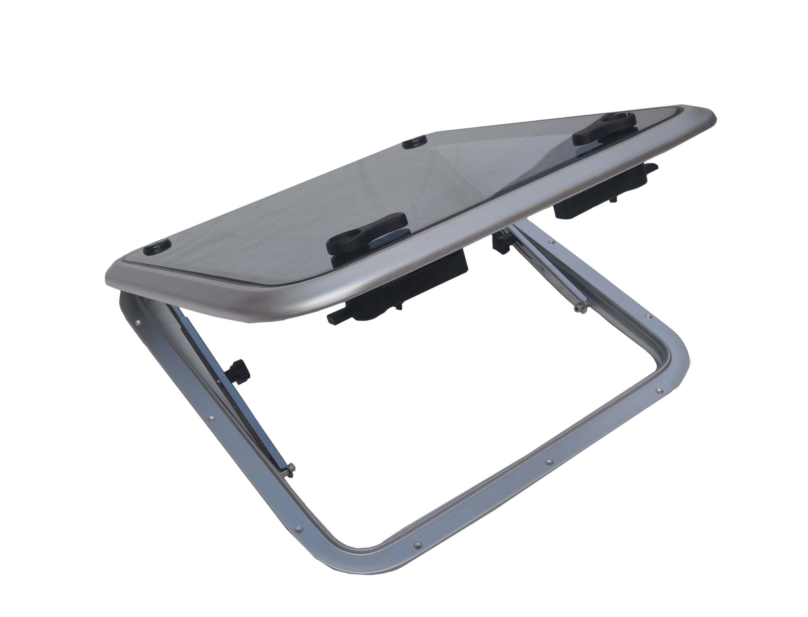 Galamarine Deck Hatch - Anodized Aluminum Square Hatch with Tempered ...