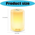 Energy Efficient Touch Control LED Wake Up Lamp with Digital Alarm ...
