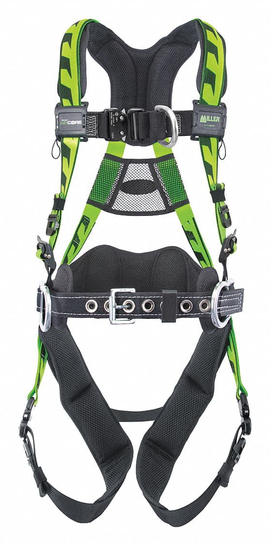 Honeywell Miller Full Body Harness,AirCore,S/M AAF-QCBDPSMG - Walmart.com