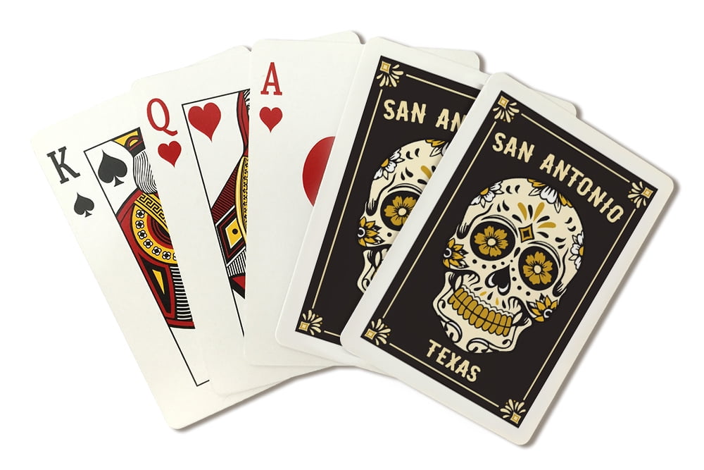 San Antonio, Texas, Day of the Dead, Sugar Skull and Flower Pattern ...