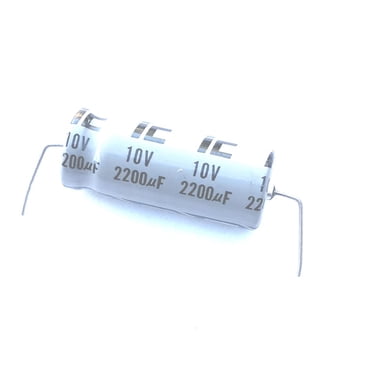 Axial Electrolytic Capacitor, Polarized, 10uF 100V, 105C, Tolerance ±20 ...