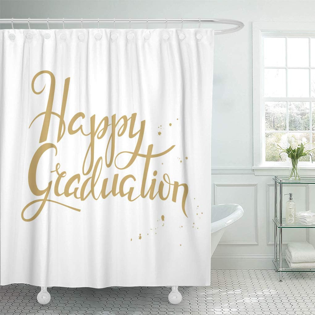 ATABIE Lettering Happy Graduation for High School College Typographic ...