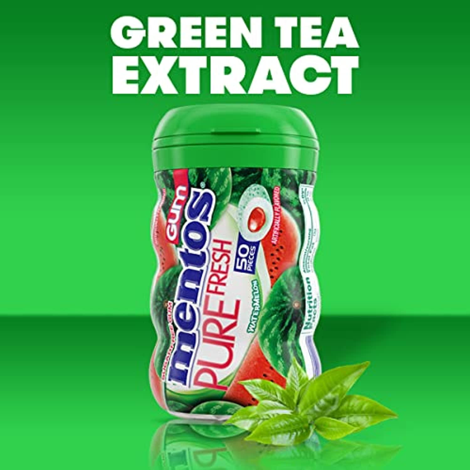 Buy Mentos Pure Fresh Sugar-Free Chewing Gum With Xylitol, Watermelon ...