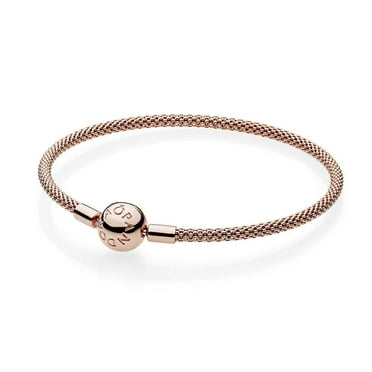 Pandora Moments Women's Sterling Silver Snake Chain Charm Bracelet with ...