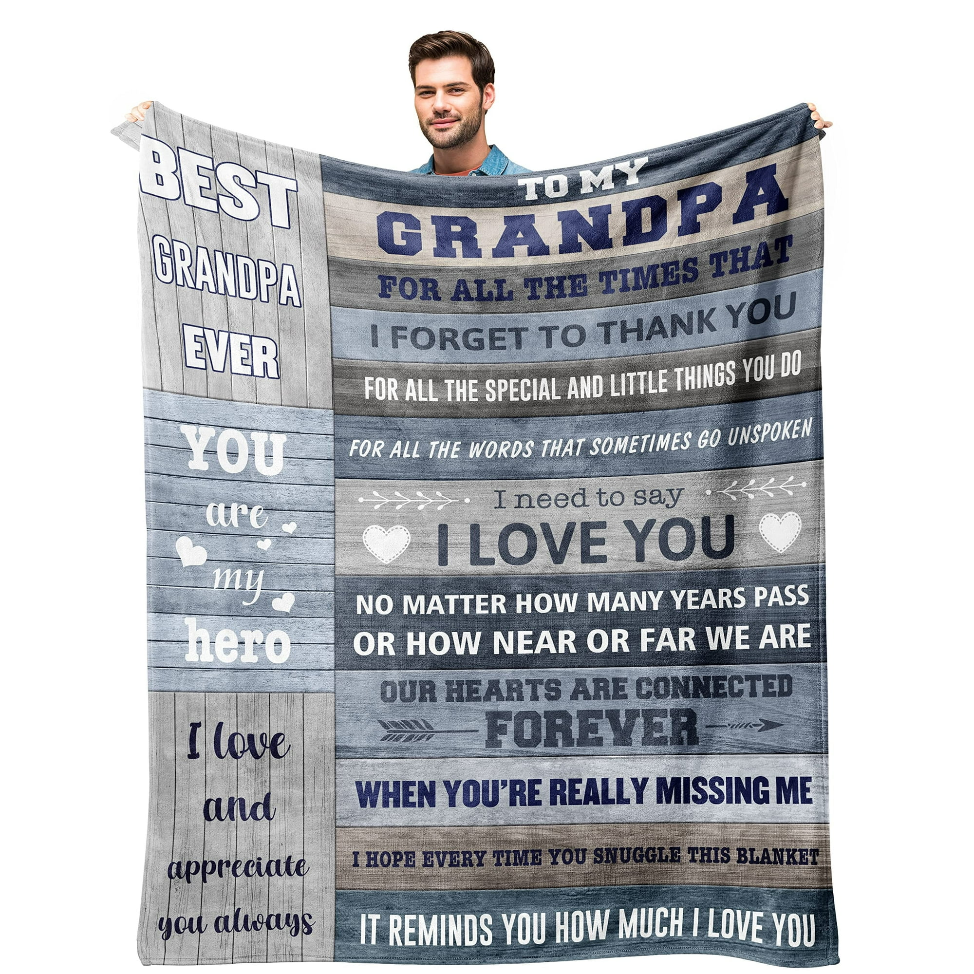 Click here for Xzyg Grandpa Gifts Blanket Fathers Day Birthday Gi... prices