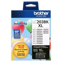 Brother Genuine High-Yield Black Inkjet Printer Ink Cartridges ...