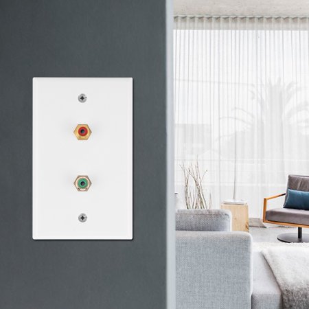 RCA Wall Panel,Multi Functional 2 RCA Wall Socket Panel RCA Wall Panel ...