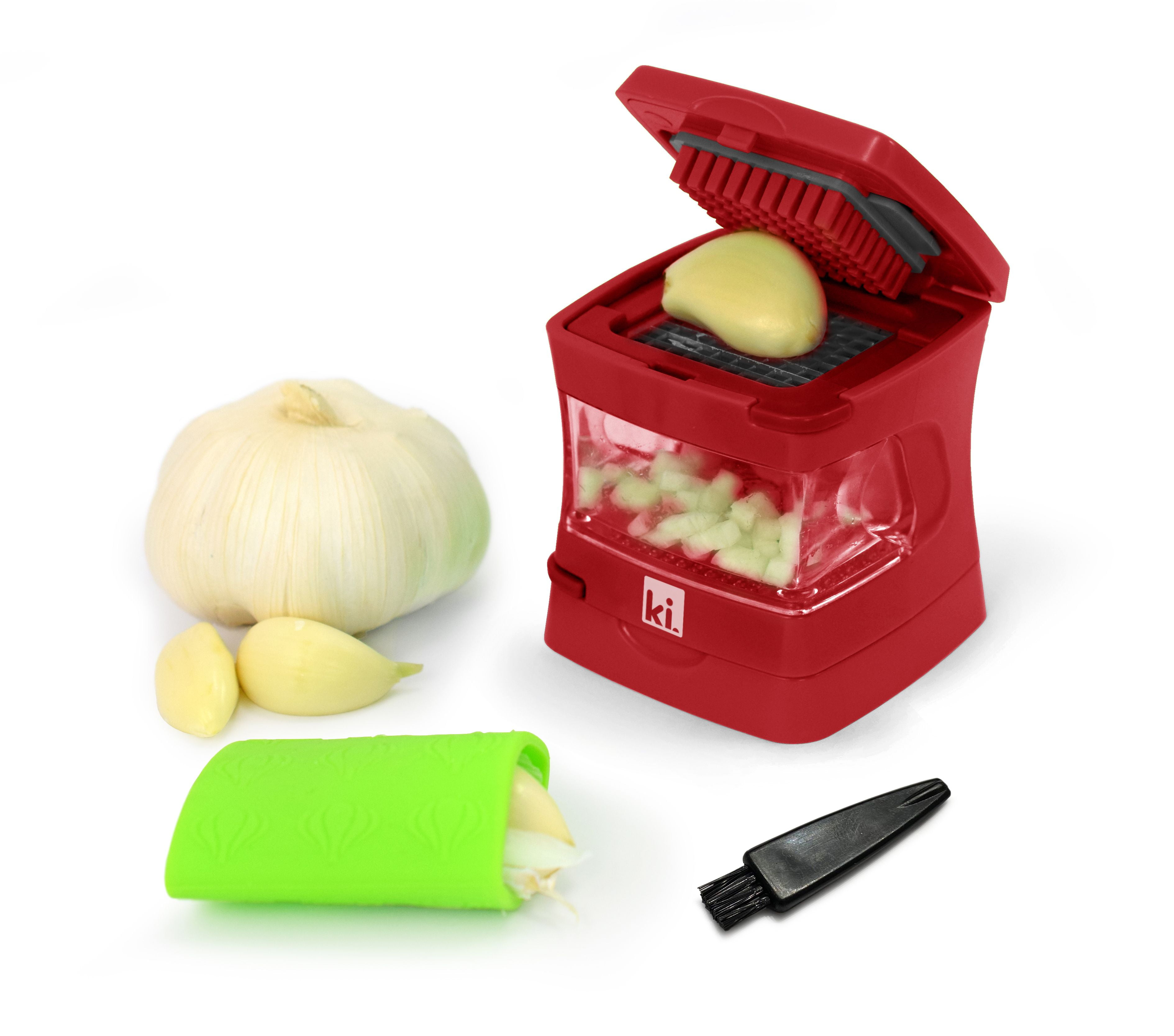 Kitchen Innovations Garlic-A-Peel - Red - Mini Garlic Chop - Walmart.com