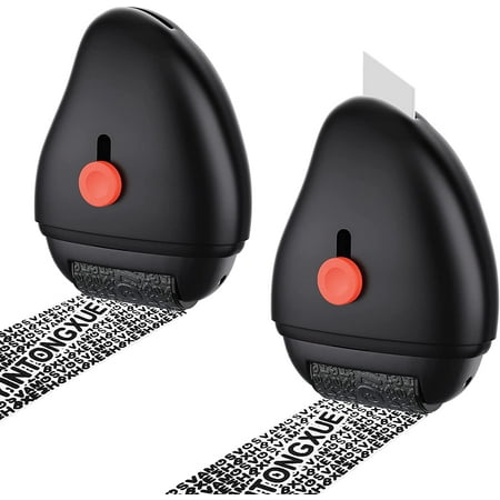 Identity Protection Roller Stamps, [2 Pack] Confidential Identity Theft ...