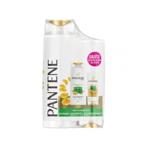 Pack de 10 Shampoo Pantene Restauración 400 ml + 200 ml Pantene Restauración | Walmart en línea