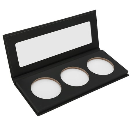 Empty Makeup Palette, Professional ABS 3 Compartment Empty Eyeshadow ...