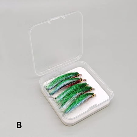 suyin 5Pcs Fly Fishing Flies Insect Bug Hook Lures Bait Ice Fish Shrimp ...
