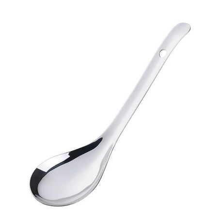 Large Rice Serving Spoon Stainless Steel Long Handle Soup Spoons ...