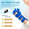 Right hand splint in rest position, Stroke Hand Therapy Equipment, Hand ...