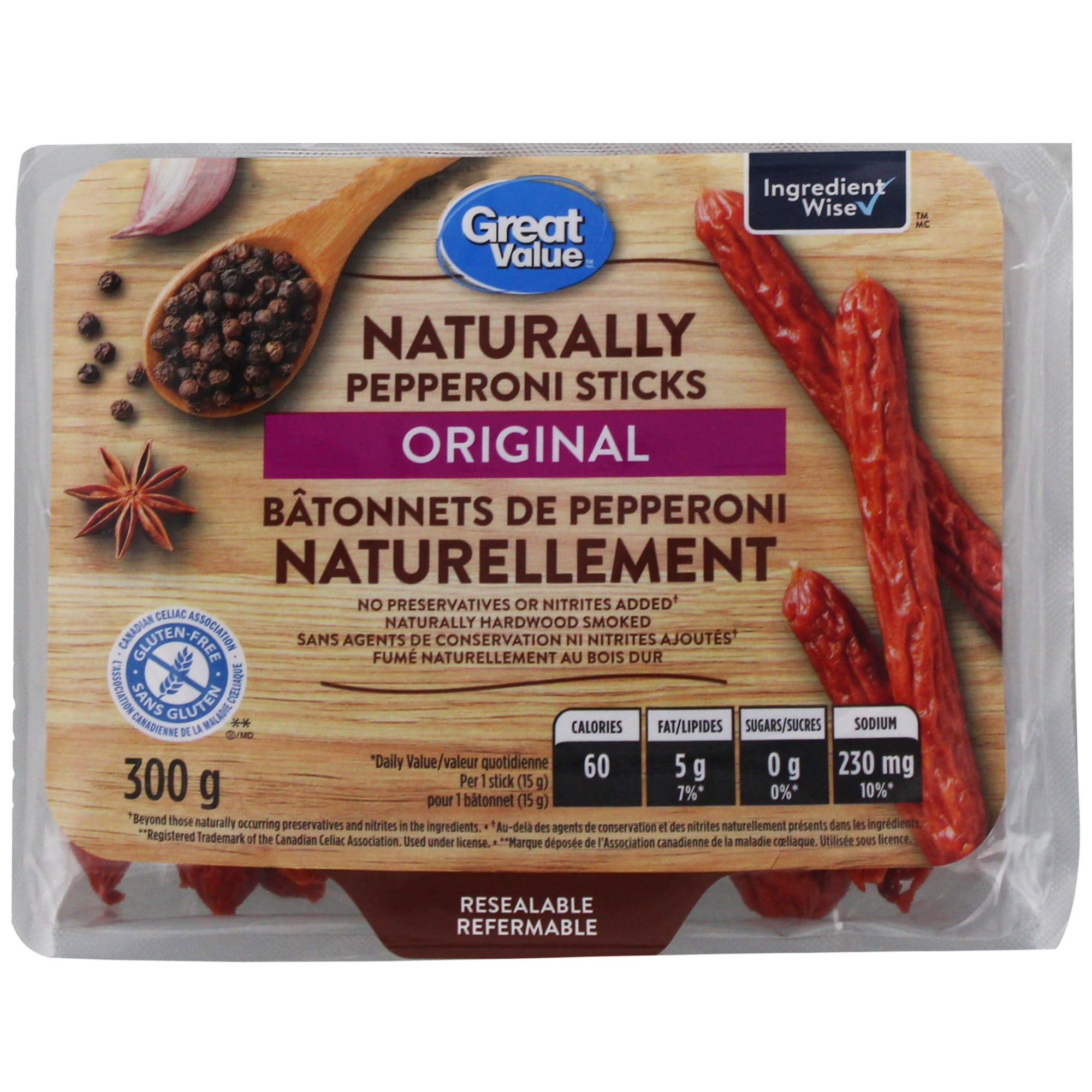 Click here for Great Value Naturally Original Pepperoni Sticks 30... prices