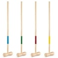Grasshopper Games, Croquet Set, 4 Mallets & Balls, Outdoor Family Game ...