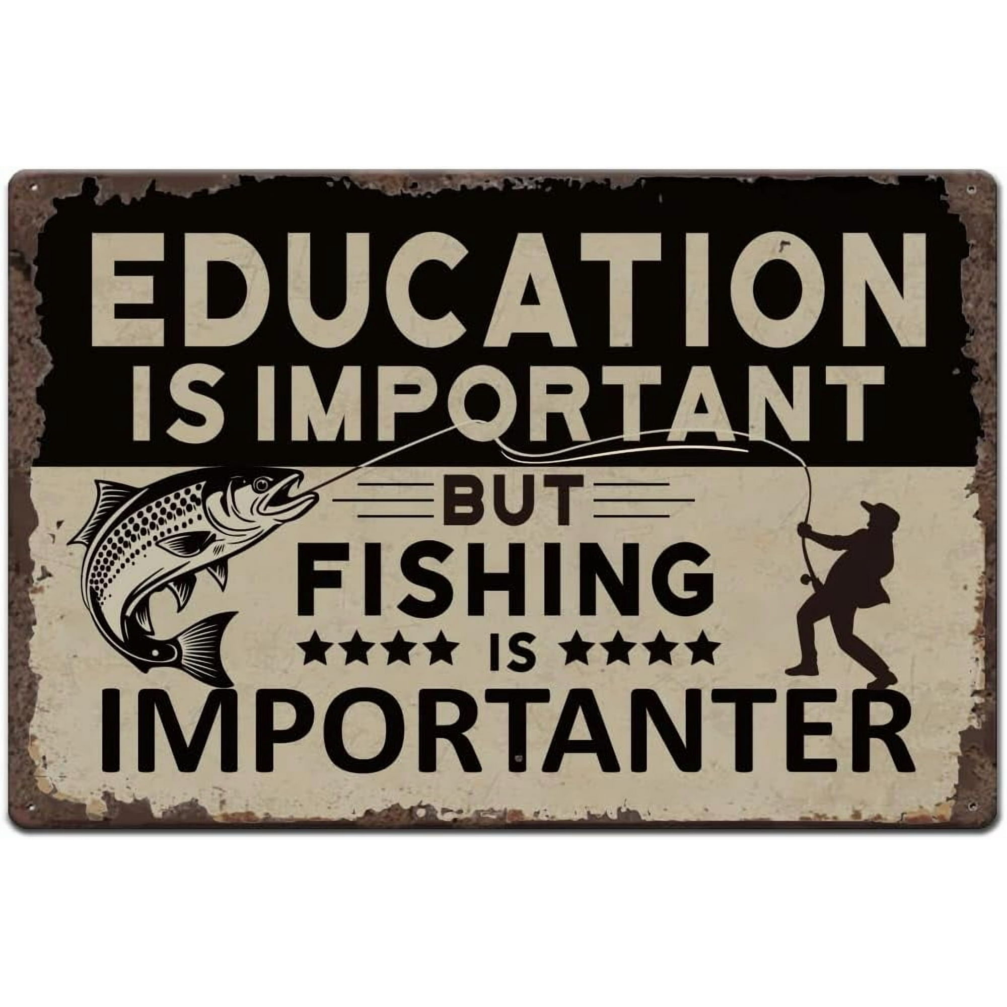 Click here for Aocisuki 1pc Vintage Tin Signs 12x8 Inch Funny Fis... prices