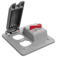 Hubbell Raco 6239NI Nickel Plated Concealed Receptacle Floor Box Kit ...