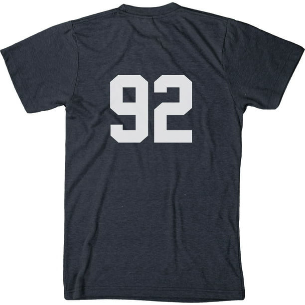 Trunk Candy - Standard White Jersey Number 92 Men's Modern Fit T-Shirt ...
