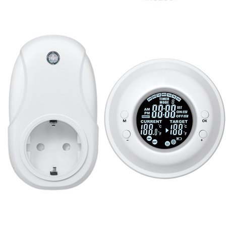 Smart Wireless Temperature Control socket, Cold and Heat mode thermostat socket, thermostat ...