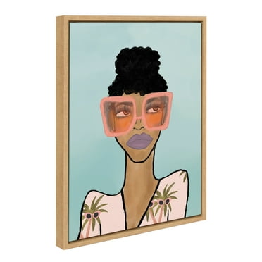 Kate and Laurel Sylvie Sisters Framed Canvas Wall Art by Oris Eddu ...